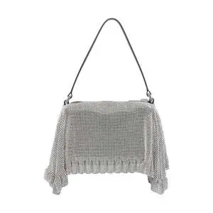 Alexander Wang Divina Pouch With Crystals - Silver