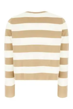 Max Mara Striped Knitwear With "1951" Appliqu - Multicolor