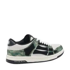 Amiri Camouflage Skeleton Low Top Sneakers