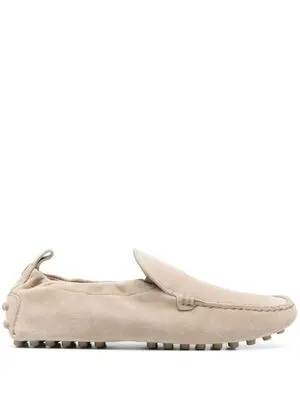 TOD'S Gommino Curled Suede Loafers - Multicolor