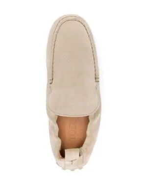 TOD'S Gommino Curled Suede Loafers - Multicolor