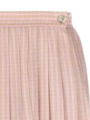 Versace Treasure" Foulard Print Silk Twill Mini Skirt
