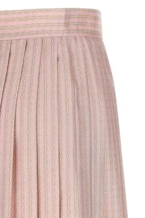 Versace Treasure" Foulard Print Silk Twill Mini Skirt