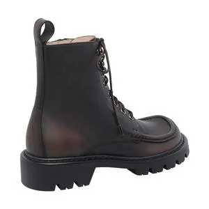 Loewe Sierra Combat Ankle Boots - Brown