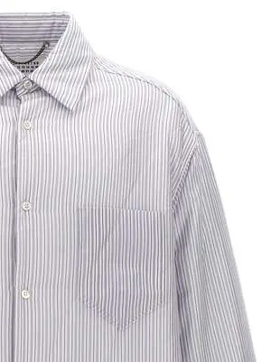 MAISON MARGIELA Striped Shirt Jacket