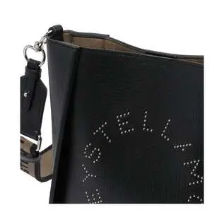 Stella McCartney Logo Crossbody Bag - Black