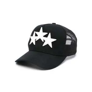 Amiri Star Detailing Trucker Hat - Black