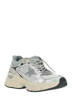 GOLDEN GOOSE Lightstar Low Top Sneakers With Star Patch - Multicolor