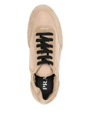 Prada Re-nylon And Suede Sneakers - Multicolor