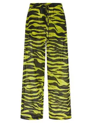 Attico Animal Print Pants For Women