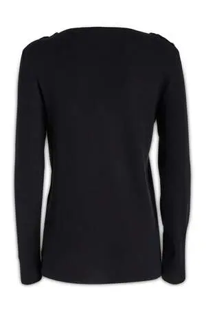 Gucci Boat Neck Knitwear With Button Detail - Multicolor