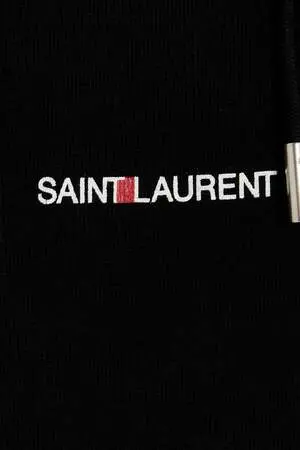 Saint Laurent Logo Print Hoodie