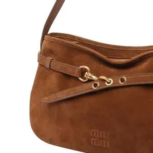 Miu Miu Suede Shoulder Bag