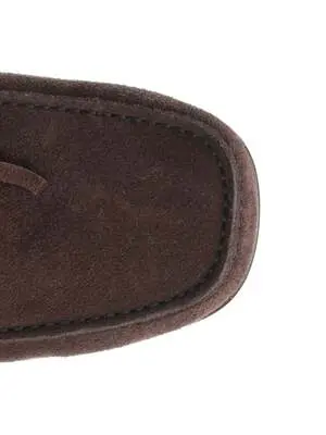 Valentino Garavani Suede Loafers With Metal Vlogo