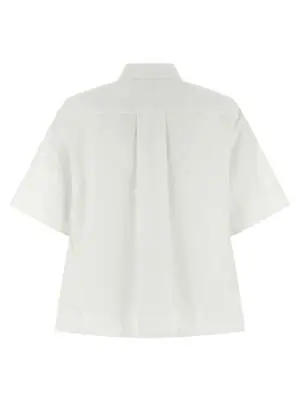 P.a.r.o.s.h Cotton Poplin Embroidered Shirt