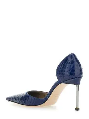 TOM FORD D'orsay Stiletto Pumps With Crocodile-embossed Effect - Multicolor