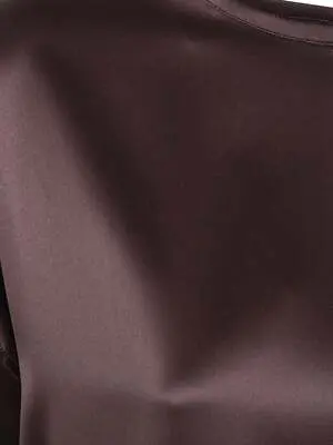 Brunello Cucinelli Short Sleeve Silk Blouse