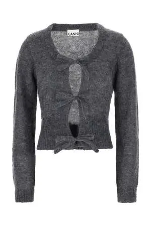 GANNI Knitwear With Bow Detailing - Multicolor