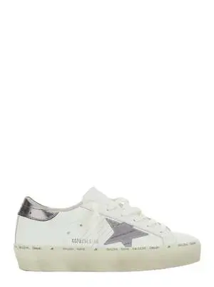GOLDEN GOOSE Hi Star Leather Sneakers - Multicolor