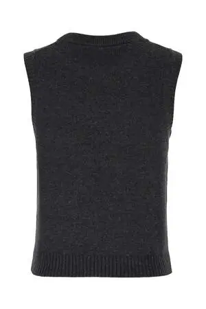 GANNI Knitwear Vest With Graphic Detail - Multicolor