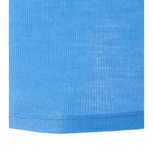Versace Embroidered Medusa Ribbed Wool Tank Top