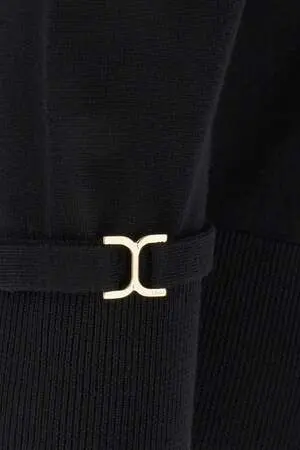 Chloé Crew Neck Knitwear With Embellished Cuffs - Multicolor