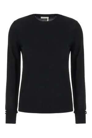 Chloé Crew Neck Knitwear With Embellished Cuffs - Multicolor
