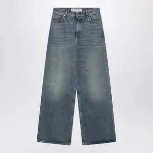 GOLDEN GOOSE Washed Wide-leg Denim Jeans - Blue