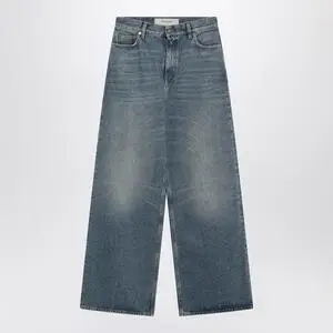 GOLDEN GOOSE Washed Wide-leg Denim Jeans - Blue