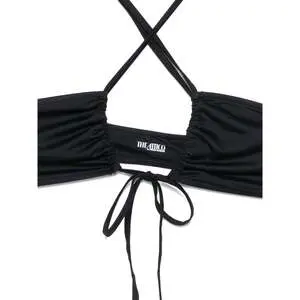 Attico Halterneck Crossover Straps Bikini