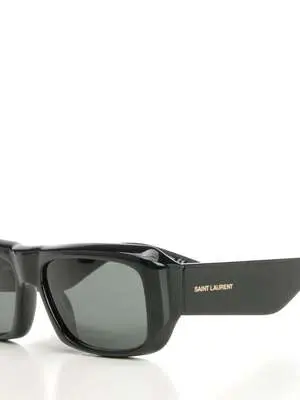 Saint Laurent Rectangular Frame Sunglasses - Black