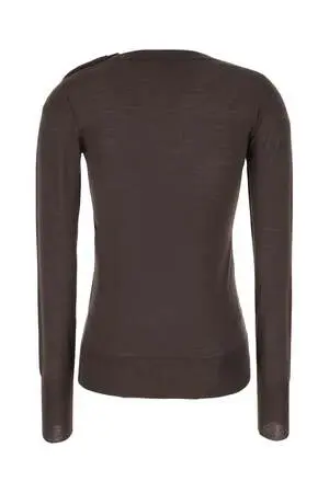 Stella McCartney Button Detailed Crew Neck Knitwear - Multicolor