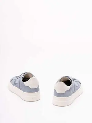 Santoni Lace-up Calf Leather Sneakers - Multicolor