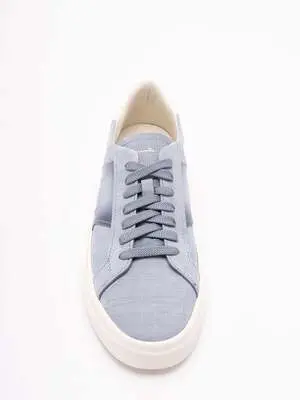 Santoni Lace-up Calf Leather Sneakers - Multicolor