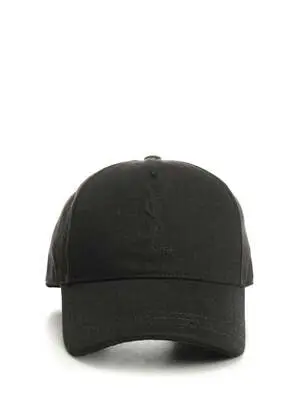 Saint Laurent Cassandre Baseball Cap - Black