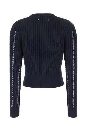 GOLDEN GOOSE Ribbed Knitwear With Sequined Details - Multicolor