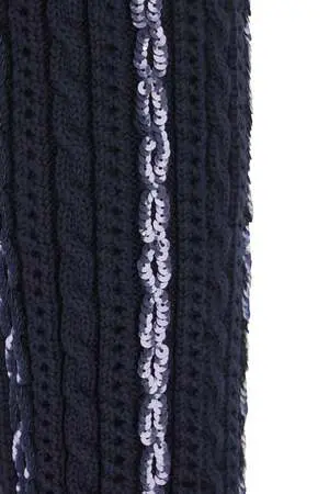 GOLDEN GOOSE Ribbed Knitwear With Sequined Details - Multicolor