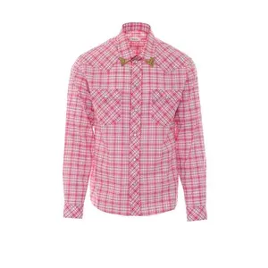 Versace Slim Check Shirt - Red