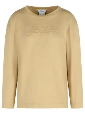 Max Mara Silk And Cotton Sweatshirt - Cream