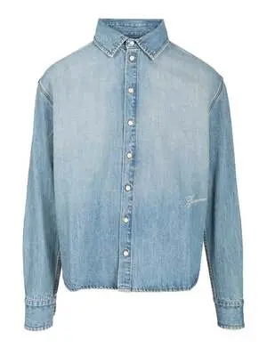 Jacquemus Simon De-nîmes Denim Shirt - Blue