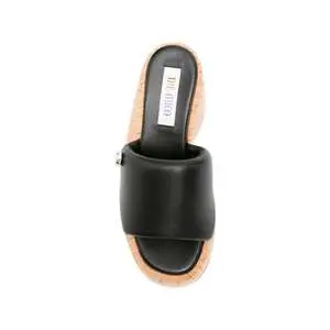 Attico Padded Open Toe Platform Mules