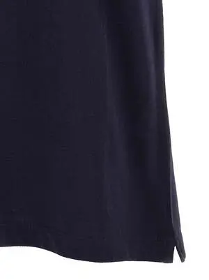 Brunello Cucinelli Logo Piqué Polo Shirt - Blue