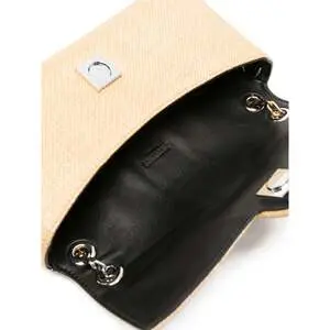 Jacquemus Neutrals Raffia Shoulder Bag - Cream