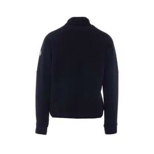 Moncler Long-sleeve Zip-up Cardigan With Logo