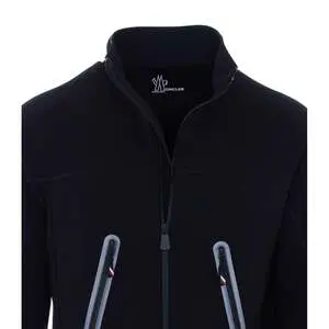 Moncler Long-sleeve Zip-up Cardigan With Logo