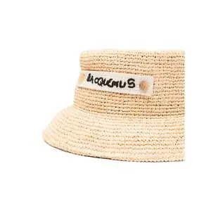 Jacquemus Raffia Wide Brim Hat