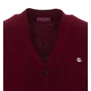Gucci Embroidered Double G Cardigan