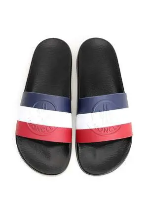 Moncler Basile Slides - Black