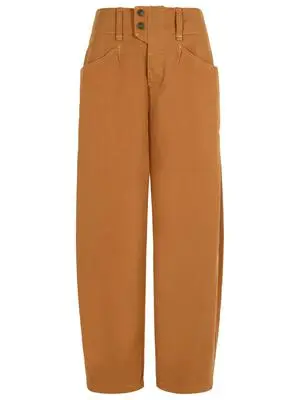Isabel Marant Étoile Oumaya Cotton Pants - Brown