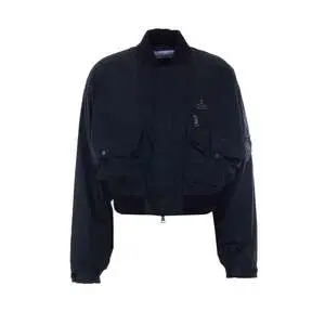 VIVIENNE WESTWOOD Bomber Jacket With Orb Logo - Black